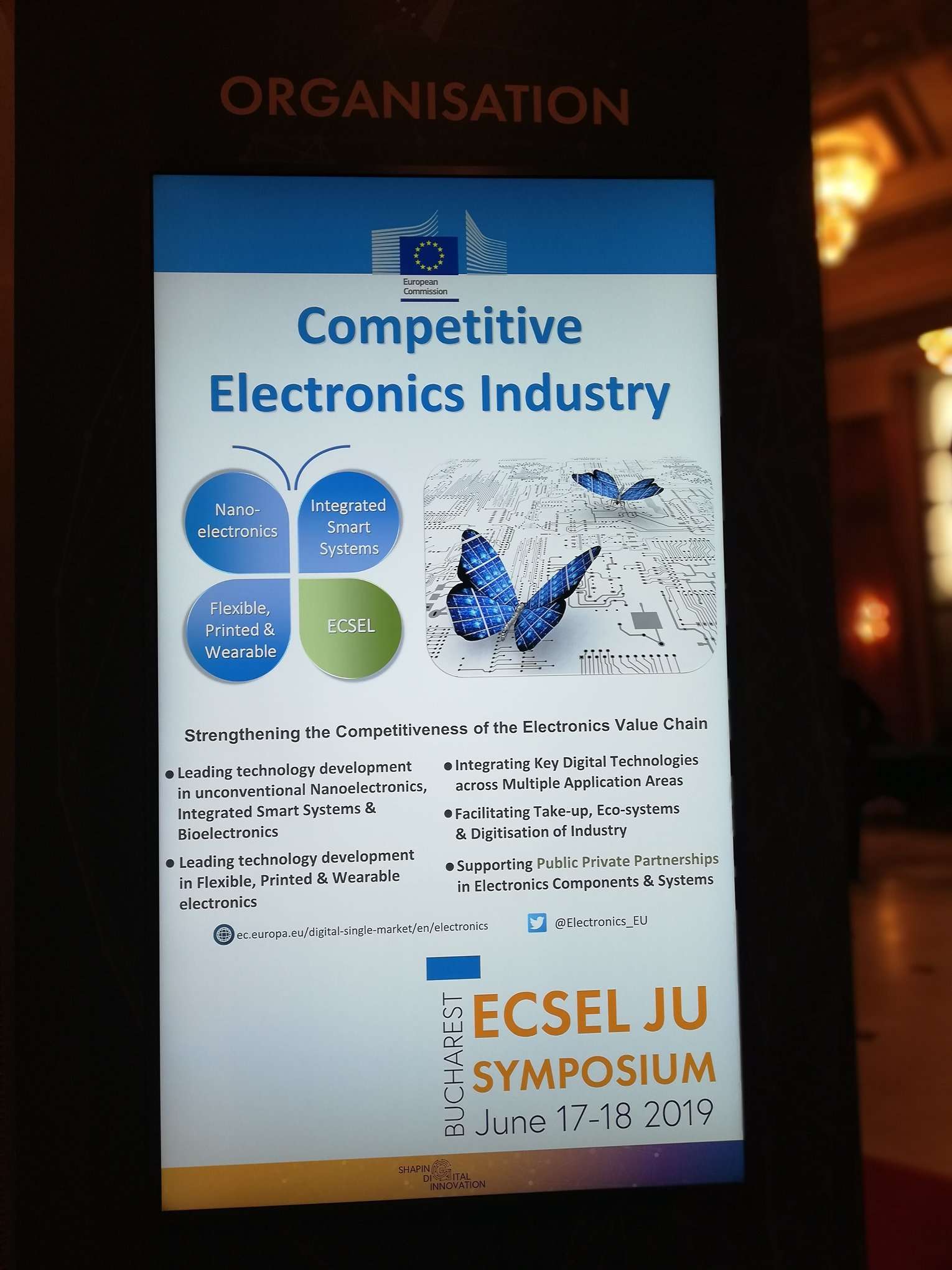 3rd ECSEL JU Symposium 2019 in Bucharest – BEIA Consult – H2020 ...